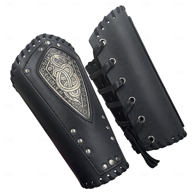 Punk & Gothic Medieval Renaissance Cosplay Costume Armor Wristband ...