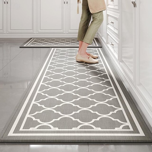 Kitchen Rugs & Mats Non-Skid WashableAnti-Fatigue, Non-Slip Absorbent ...