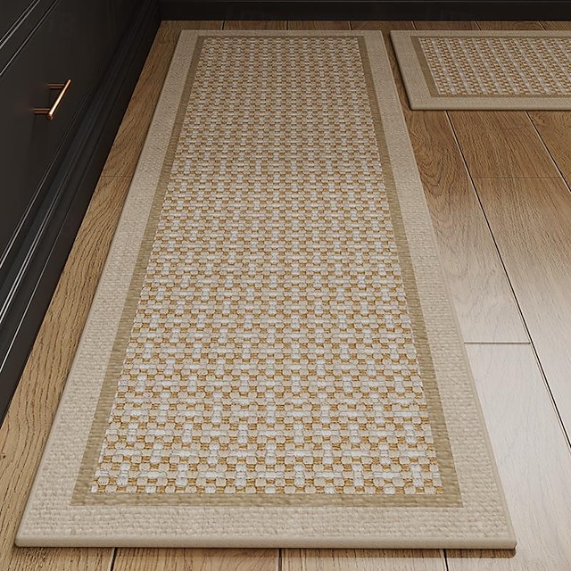 Kitchen Rugs & Mats Non-Skid WashableAnti-Fatigue, Non-Slip Absorbent ...
