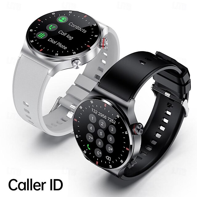 696 QW33 Smart Watch Fitness Tracker ECG PPG Bluetooth Call Reminder Android iOS IP67 46mm 1.28 ...