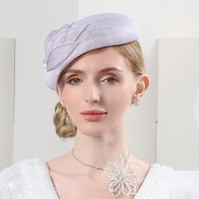 Hats Sinamay Saucer Hat Pillbox Hat Evening Party Ladies Day Wedding ...