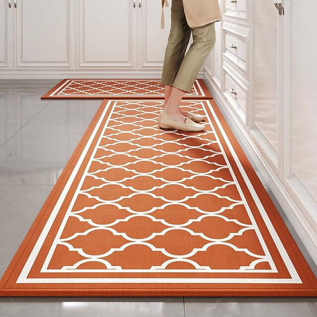 Kitchen Rugs & Mats Non-Skid WashableAnti-Fatigue, Non-Slip Absorbent ...