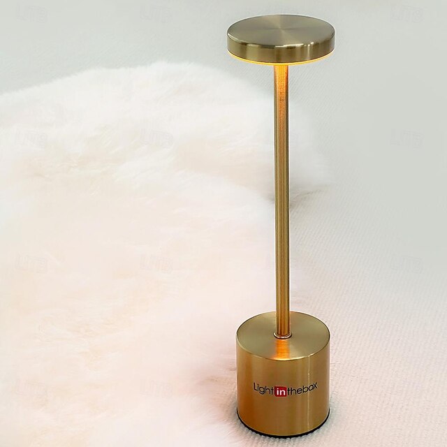 Cordless Table Lamp Rechargeable Battery Operated Portable Table Light ...