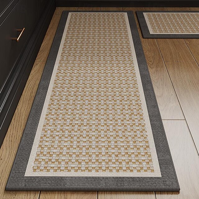 Kitchen Rugs & Mats Non-Skid WashableAnti-Fatigue, Non-Slip Absorbent ...