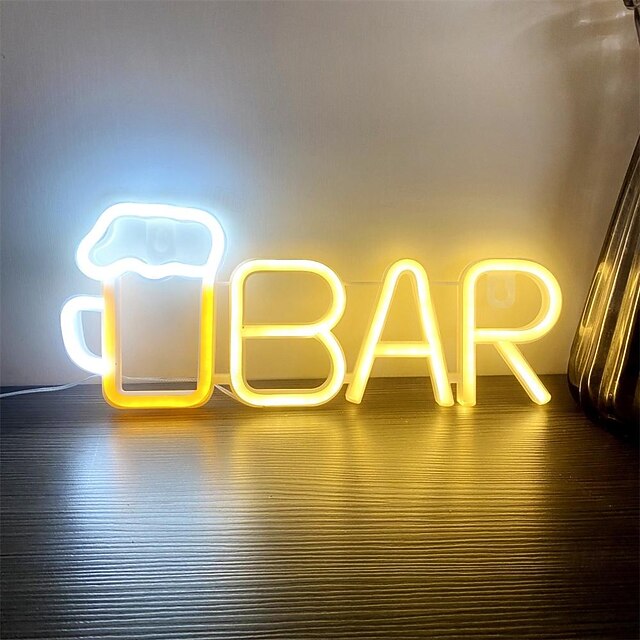 Oktoberfest Bar LED Neon Strip Light, Warmwhite White Purple Sign Light ...