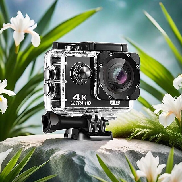 4K Ultra HD Action Camera 4K/30fps WiFi 2 inch 170D Underwater ...