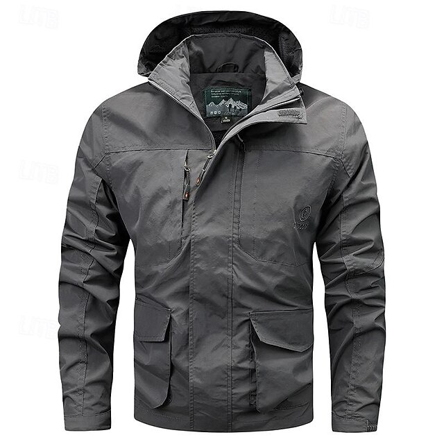 Men's Outdoor Jacket Transition Jacket Hiking Removable Multiple ...