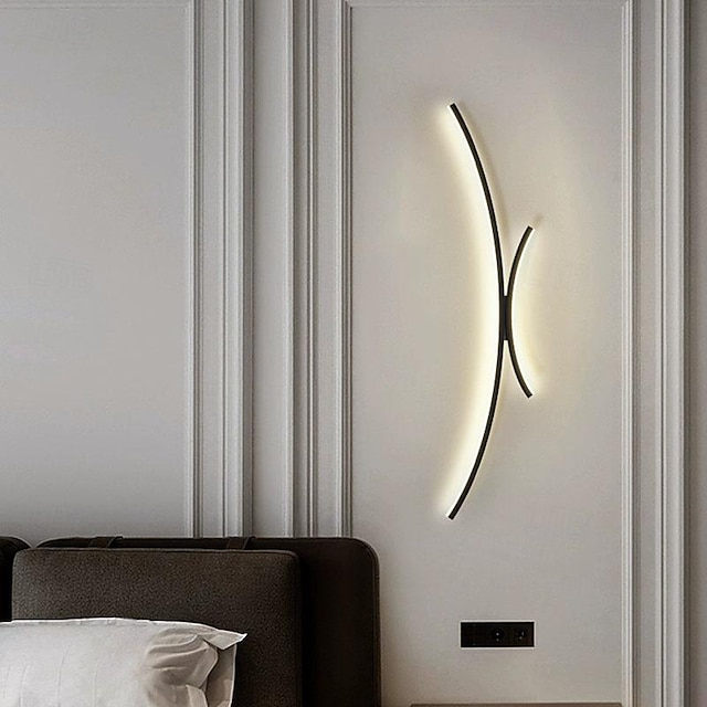 LED Indoor Wall Lights Warm White Rotating 2-Bulb Modern Metal and ...