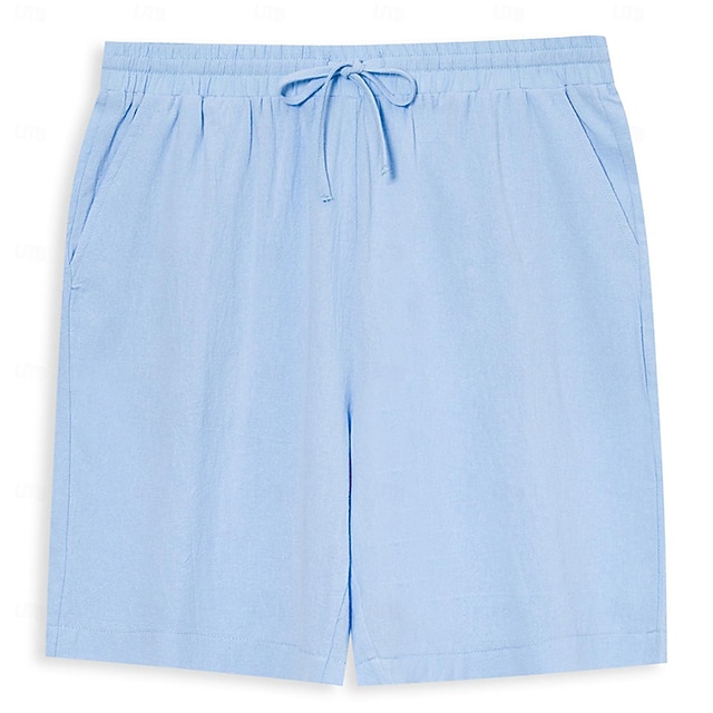 Men's Shorts Summer Shorts Beach Shorts Drawstring Elastic Waist ...