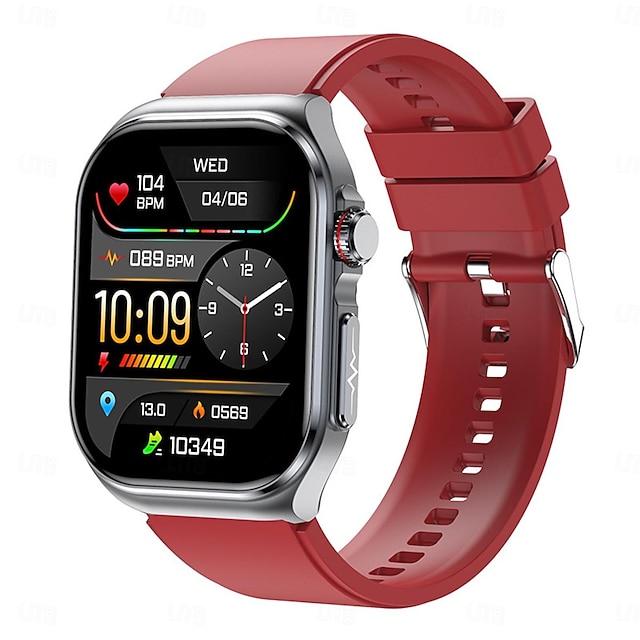ET580 Smart Watch 2.04 inch Smartwatch Fitness Running Watch Bluetooth ...