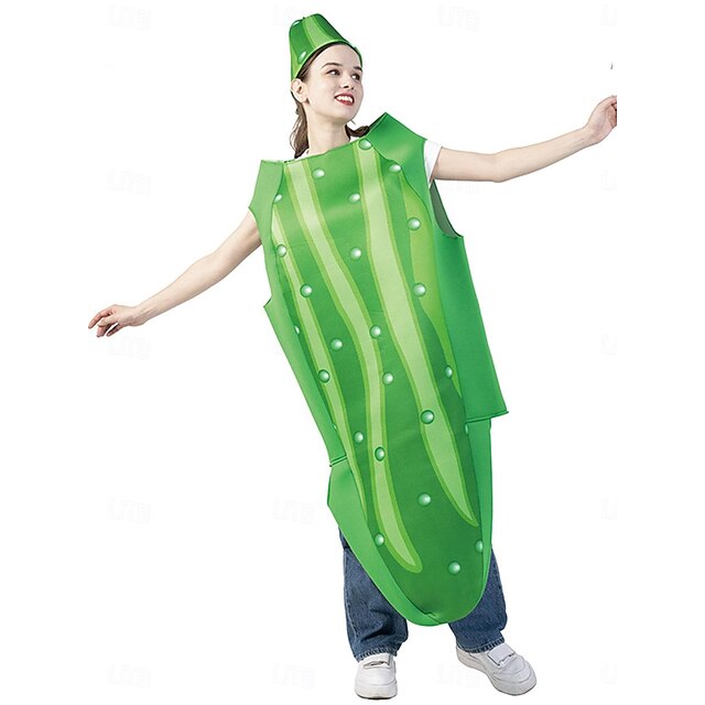 Cucumber Halloween Cosplay Costume Funny Costumes Carnival Costume ...