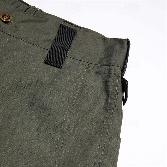 Men's Tactical Shorts Cargo Shorts Shorts Buttons Multi Pocket Color ...