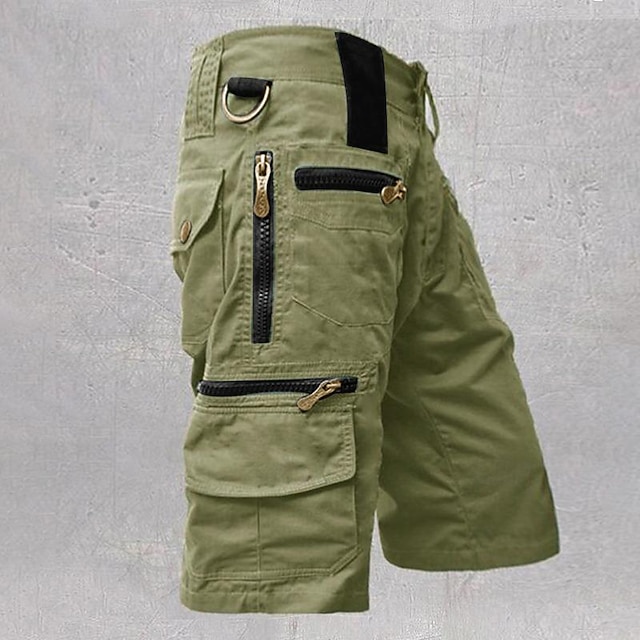 Men's Tactical Shorts Cargo Shorts Capri Pants Zipper Pocket Multi ...
