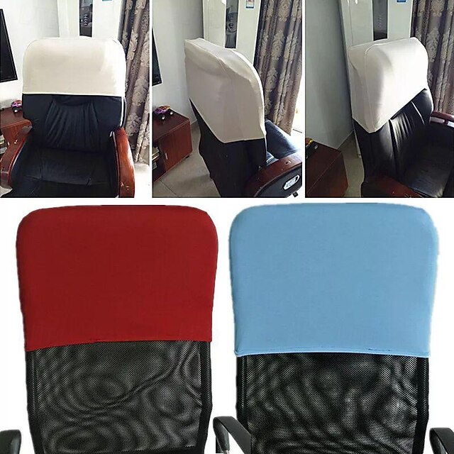 Stretch Office Chair Headrest Cover Slipcover Elastic Comfy Gaming ...