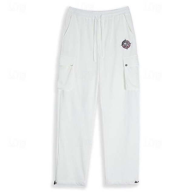 Men's Embroidery Sweatpants Joggers Trousers Cargo Sweatpants ...