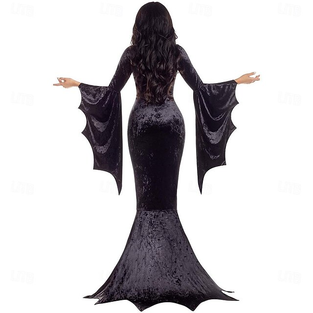 Cosplay Costume Vampire Morticia Addams Cosplay Adults' Women's ...