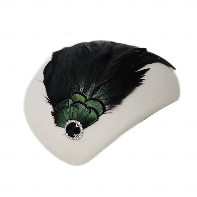 Fashion Retro Wool / Artificial feather Hats with Feather / Trim 1PC ...
