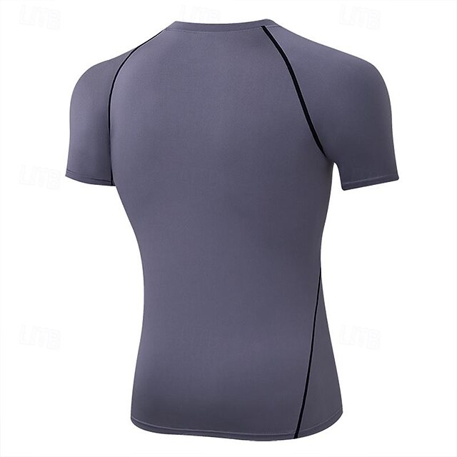 Men's Compression Shirt Athletic Shirt Gym Shirt Fitness Shirt Short Sleeve Tee Tshirt Casual ...