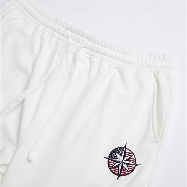 Men's Embroidery Sweatpants Joggers Trousers Cargo Sweatpants ...