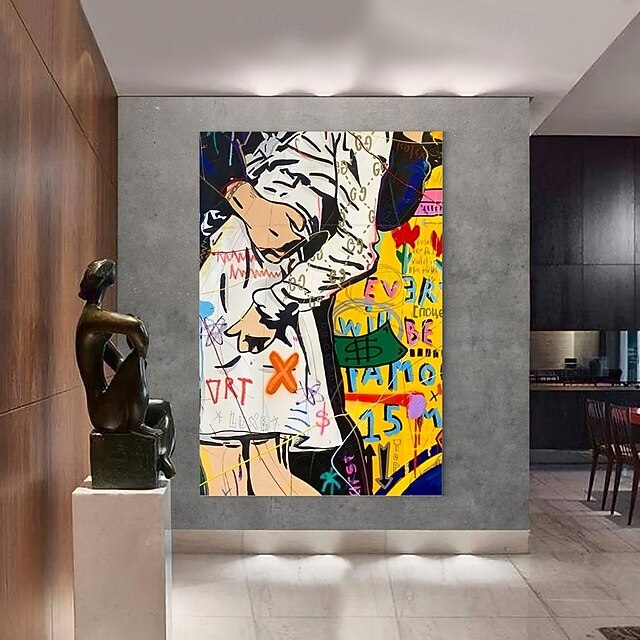 Banksy Style Astronaut oil painting Pop Art Graffiti art Oil Painting ...