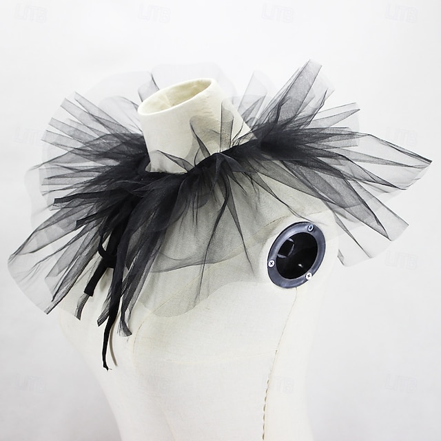 Retro Vintage Renaissance 17th Century Fake Collars Fancy Dress Women's ...