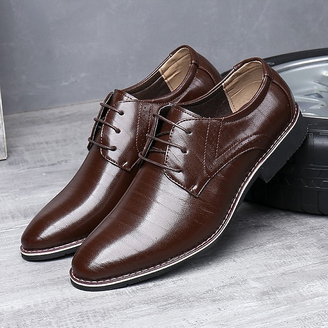 Men's Oxfords Derby Shoes Dress Shoes Business Classic Casual Wedding Daily Office & Career ...