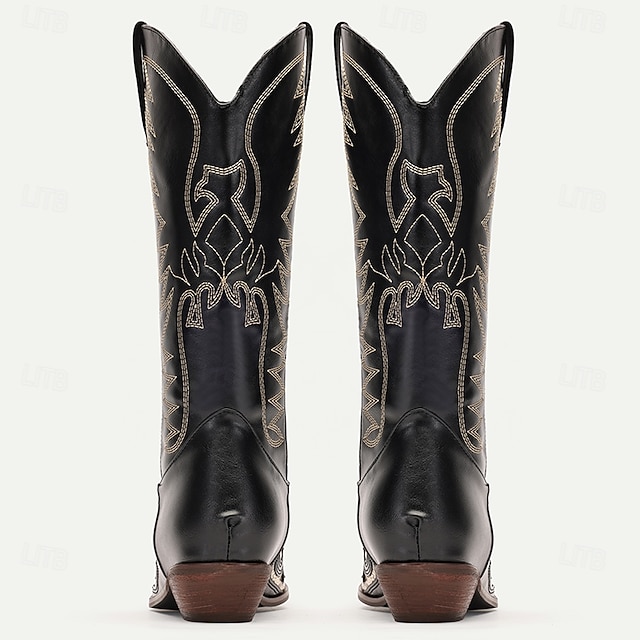 Men's Black and Snake Print Western Cowboy Boots - Exotic Leather with ...