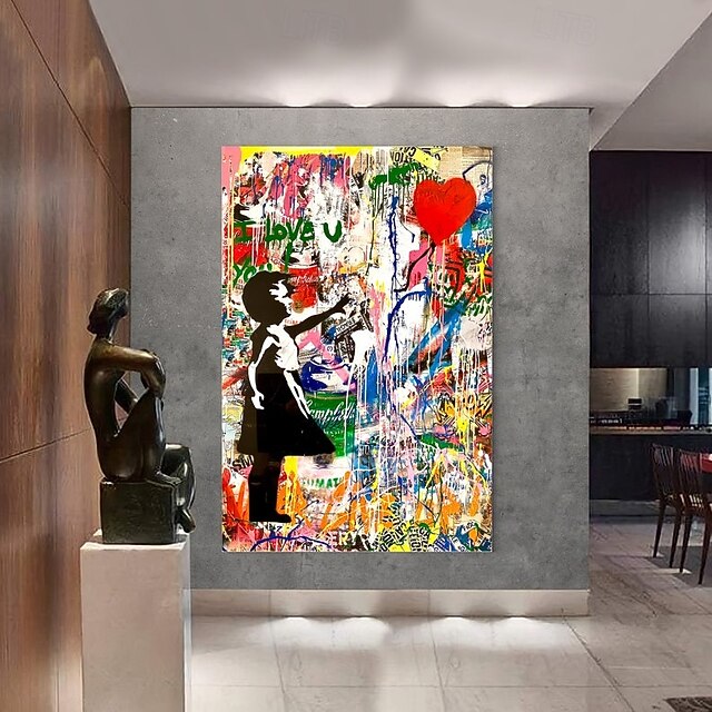 Banksy Style Astronaut oil painting Pop Art Graffiti art Oil Painting ...