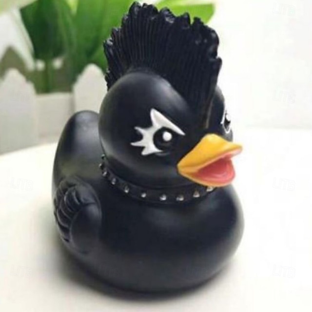 Duck Statue Decor Resin Collection Satanic, Punk, Gothic, and Rock'n'Roll Ducks - Perfect ...
