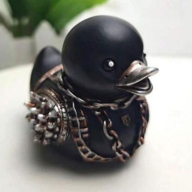 Duck Statue Decor Resin Collection Satanic, Punk, Gothic, and Rock'n'Roll Ducks - Perfect ...