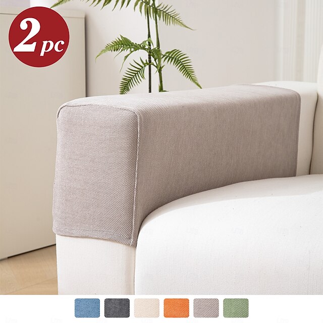 Stretch Armrest Covers Spandex Jacquard Arm Covers Soft and Elastic ...