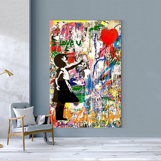 Banksy Style Astronaut oil painting Pop Art Graffiti art Oil Painting ...