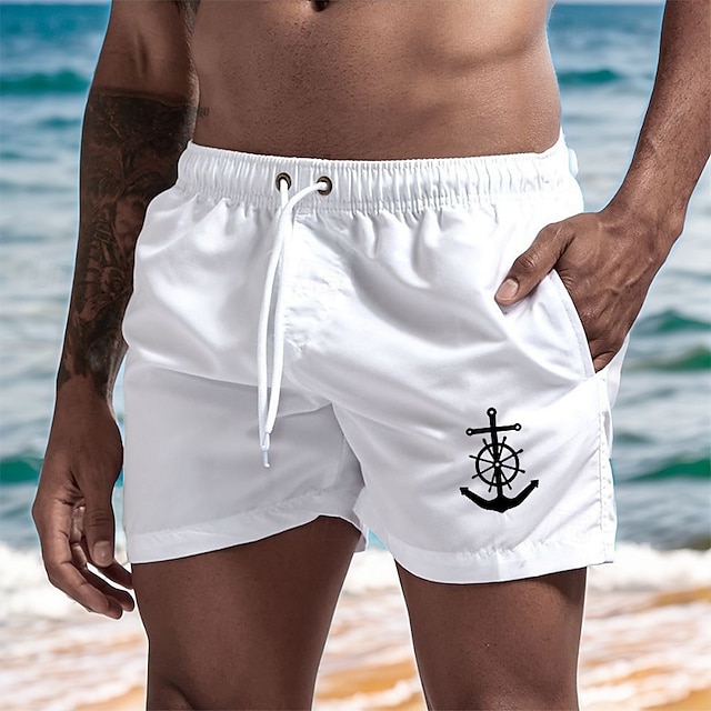Men's Board Shorts Swim Shorts Swim Trunks Pocket with Mesh lining ...