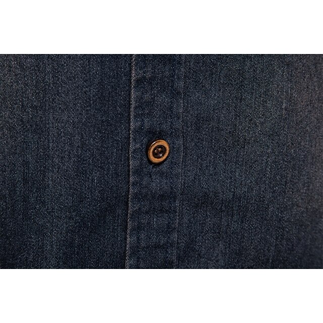 Men's Shirt Chambray Shirt Calico Shirt Casual Shirt Button Up Shirt ...