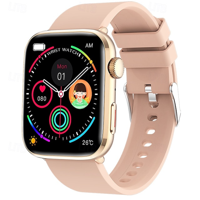 T90 Smart Watch with 1.91 Screen, Fitness Tracker, Temperature Monitor ...