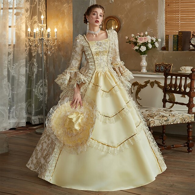 Rococo Victorian Vintage Inspired Dress Party Costume Prom Dress ...