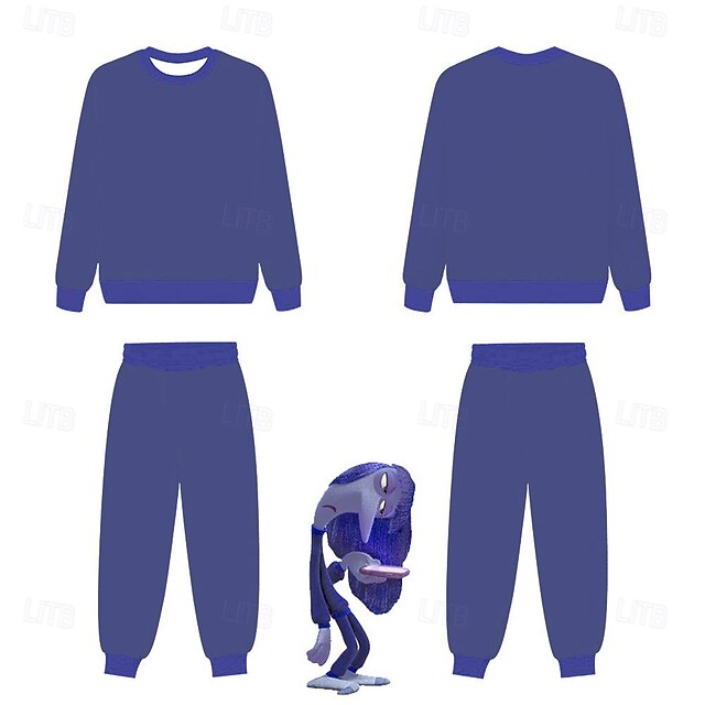 Inside Out 2 Anger Fear Sadness Dress Cosplay Costume Men's Women's ...