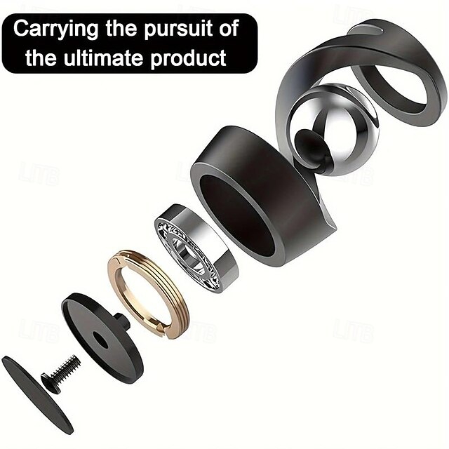 Anti-gravity Levitating Desk Toy Gyroscope, Optical Illusion Kinetic ...