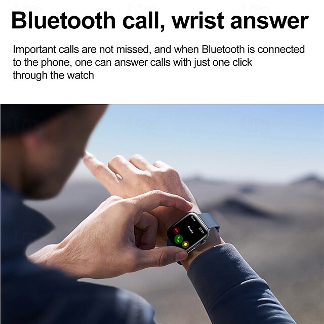 T90 Smart Watch with 1.91 Screen, Fitness Tracker, Temperature Monitor ...