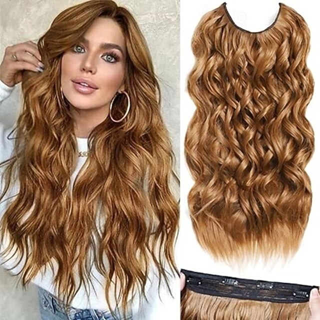 Invisible Wire Hair Extensions Secret Hair Extensions with Adjustable 4 ...