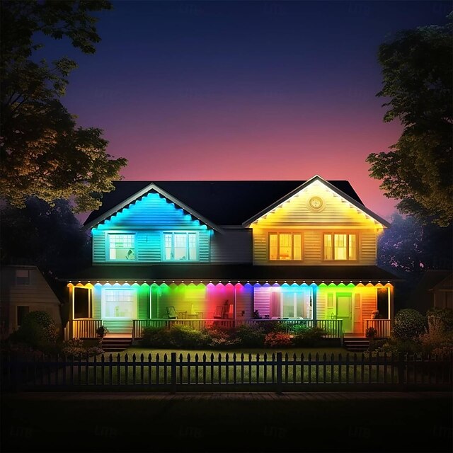LED String Downlights Eternity Lights Permanent Outdoor Lights with App ...
