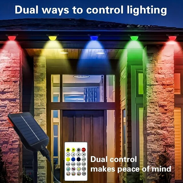10M 20M 30M 50M Solar Permanent Outdoor Lights Rechargeable and Timed ...