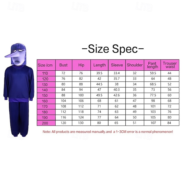 Inside Out 2 Anger Fear Sadness Dress Cosplay Costume Men's Women's ...