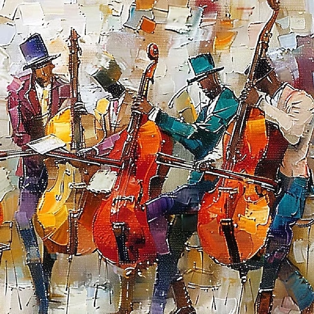 Music oil painting handmade Abstract Arthritis Paintings On Canvas ...
