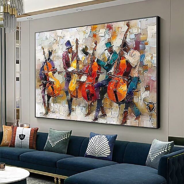 Music oil painting handmade Abstract Arthritis Paintings On Canvas ...