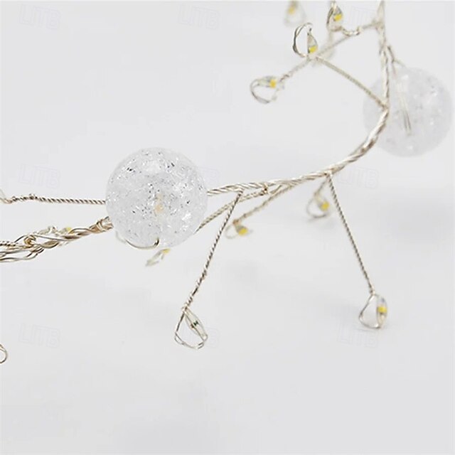 6M 400 LED String Lights Firecracker Cluster Garland Lights, Outdoor ...