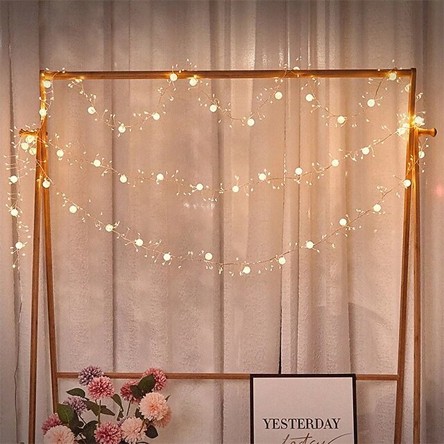 6M 400 LED String Lights Firecracker Cluster Garland Lights, Outdoor ...