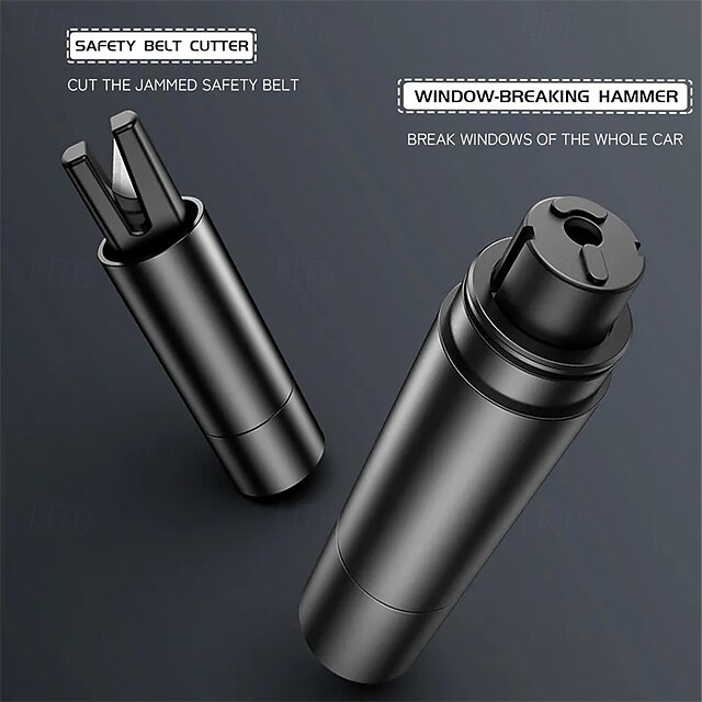 Car Safety Hammer Portable Spring-Loaded Window Glass Breaker Seatbelt ...