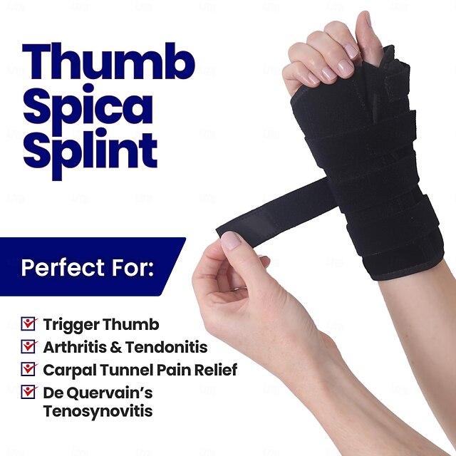 Thumb Spica Splint Right Hand Wrist Brace Wrist Splint and Thumb Splint ...