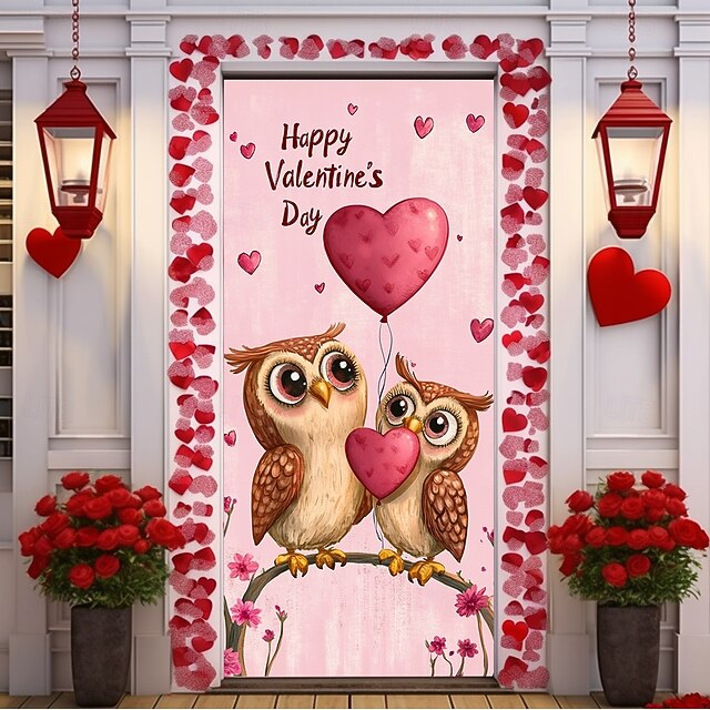l.t.home - Decoraciones para puertas de San Valentín, cubiertas para ...